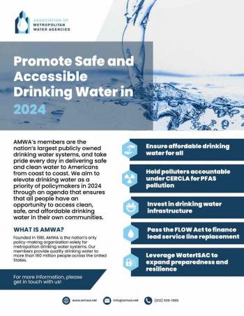 Promoting Safe and Accessible Drinking Water in 2024 | AMWA