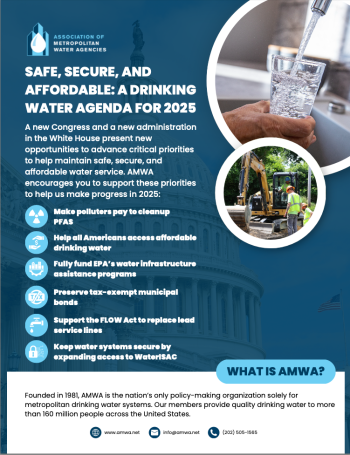A Drinking Water Agenda for 2025 | AMWA